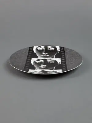 FORNASETTI Plate - Black