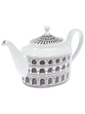 FORNASETTI Architettura Tea Pot Black