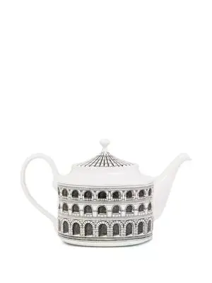 FORNASETTI Architettura Tea Pot - White