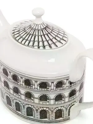 FORNASETTI Architettura Tea Pot - White