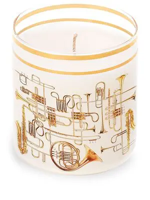 SELETTI Trumpets Porcelain Candle - White