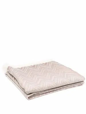 Missoni Zig-zag Woven Blanket - Neutrals