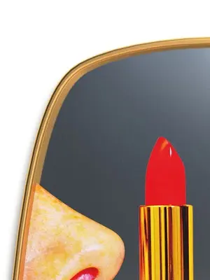 SELETTI Tongue Toiletpaper Mirror - Gold