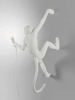 SELETTI Monkey Hanging Lamp - White
