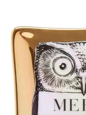 FORNASETTI Merci Ashtray - Yellow