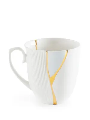 SELETTI Floral-print Porcelain Cup