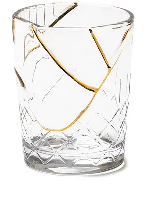 SELETTI Kintsugi No. 1 Glass - White