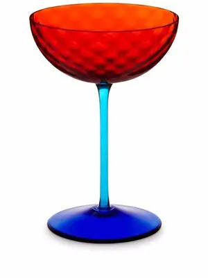 Dolce & Gabbana Hand-blown Murano Champagne Glass - Orange