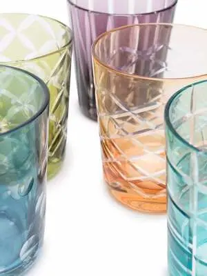 POLSPOTTEN Geometric-embossed Glasses
