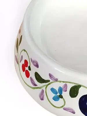LES-OTTOMANS Small Hand-painted Bowl