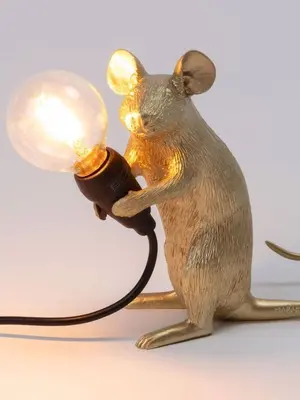 SELETTI Sitting Mouse Lamp