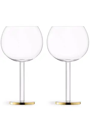 LSA INTERNATIONAL Luca Balloon Glass Set - White