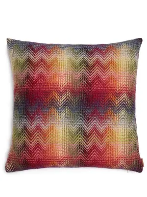 Missoni Montgomery Geometric-pattern Cushion - Red