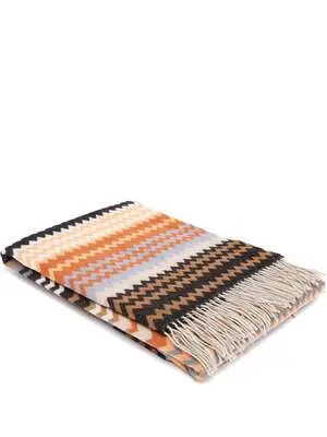 Missoni Humbert Chevron Throw - Black