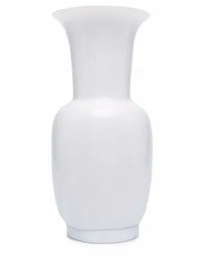 VENINI Opalino Vase - White