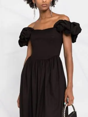 V:PM ATELIER Off-shoulder Maxi Dress