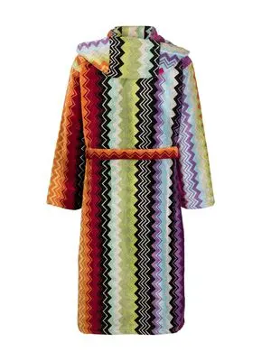 Missoni Zig-zag Print Bath Robe - Orange