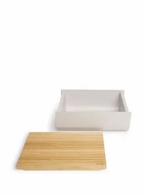 ALESSI Mattina Bread Box - Grey