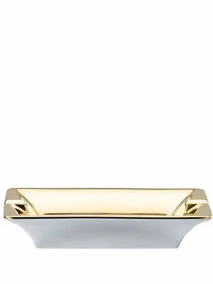 Versace Barocco-print Ashtray - Gold