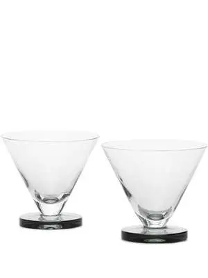 TOM DIXON Cocktail Glasses Set Of Two - Neutrals