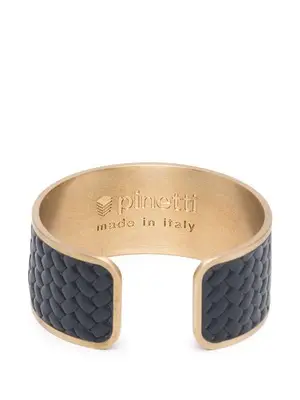 PINETTI Woven-leather Napkin Ring