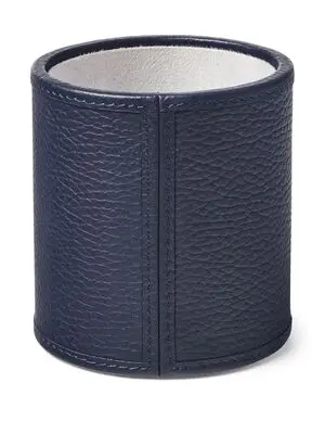 ASPINAL OF LONDON Grained Leather Pen Pot