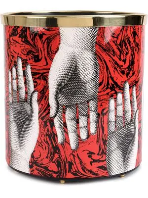 FORNASETTI Don Giovanni Wastepaper Basket - Multicolour