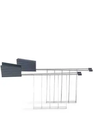 ALESSI Plissé Michelle De Lucchi Toaster Racks Set - Grey