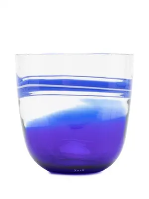 CARLO MORETTI Striped Print Glass - Blue
