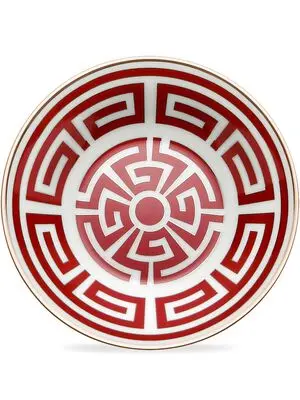 GINORI 1735 Labirinto Coffee Saucers - Red