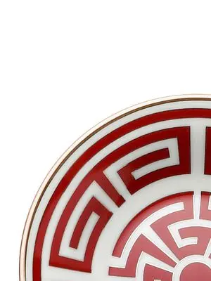 GINORI 1735 Labirinto Coffee Saucers - Red