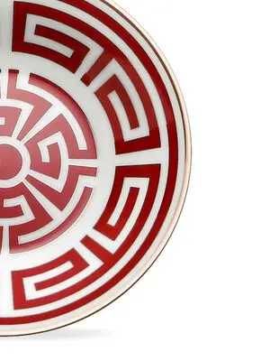 GINORI 1735 Labirinto Coffee Saucers - Red