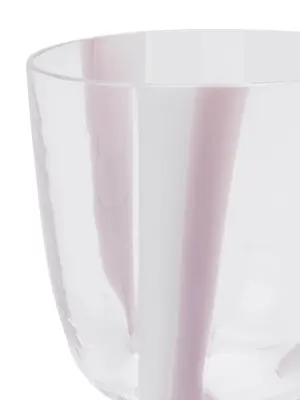 CARLO MORETTI Striped Drinking Glass - Purple