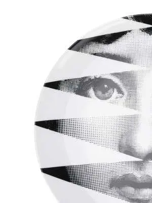 FORNASETTI Lina Cavalieri-print Wall Plate