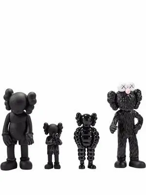 KAWS Companion Family Figure Set - Black