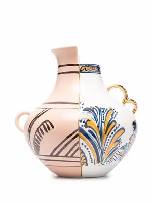 SELETTI Nazca Hybrid Porcelain Vase - White