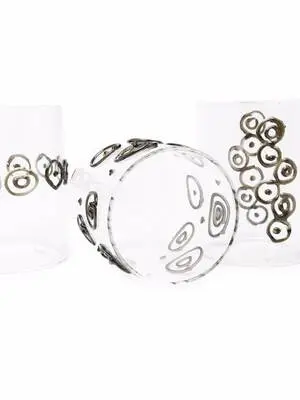10 CORSO COMO Graphic-print Set Of Glasses