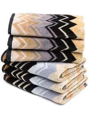 Missoni Giacomo Face Towels - Neutrals