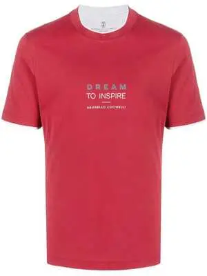 Brunello Cucinelli Slogan-print T-shirt