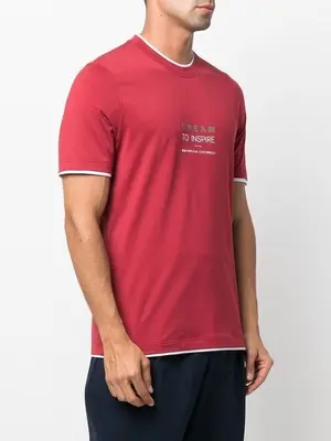 Brunello Cucinelli Slogan-print T-shirt