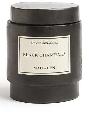 MAD ET LEN Monarchia Champaka Soya Wax Candle - Black