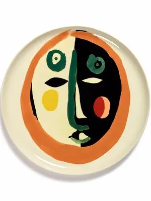 SERAX X Feast Face 1 Serving Plate - Multicolour