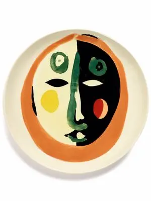 SERAX Feast Face 1 Plate - Multicolour