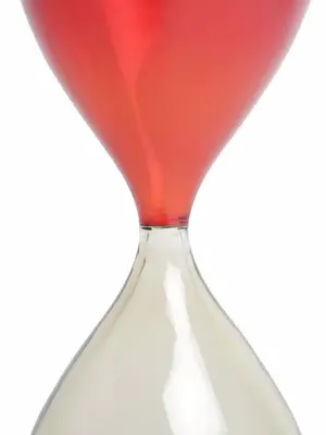 VENINI Clessidra Murano Glass Hourglass - Red
