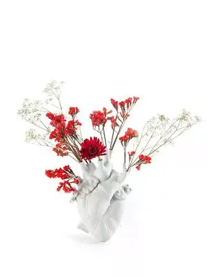 SELETTI Love In Bloom Vase - White