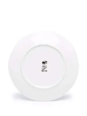 FORNASETTI Graphic-print Porcelain Wall Plate