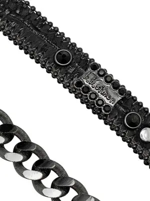Supreme X B.b. Simon Studded Dog Leash Ss22 - Silver
