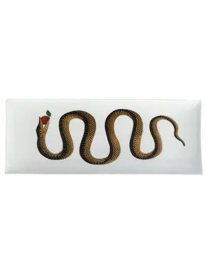 FORNASETTI Serpente Serving Dish - White