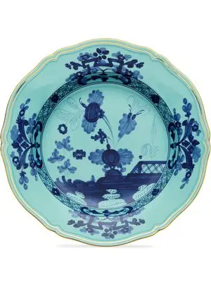 GINORI 1735 Oriente Italiano 2 Dessert Plates Blue