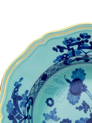 GINORI 1735 Oriente Italiano Soup Plate - Blue